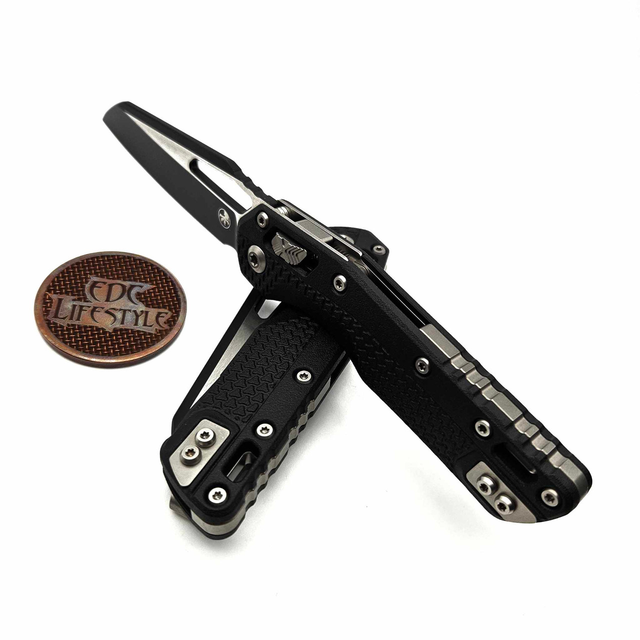 Microtech Msi Ram Lok Se Tri Grip Polymer Black Blade Wbead Blast Hw