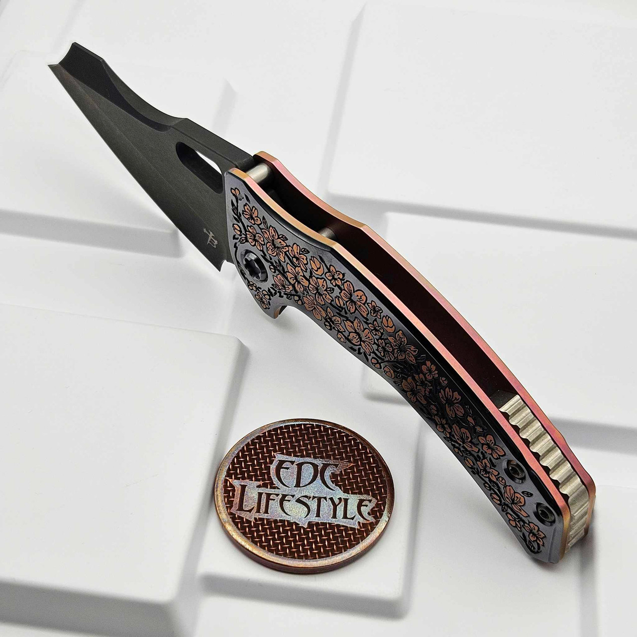 Borka Blades/Ti2 Design Sakura Pink Shylock DLC Blade - Preowned