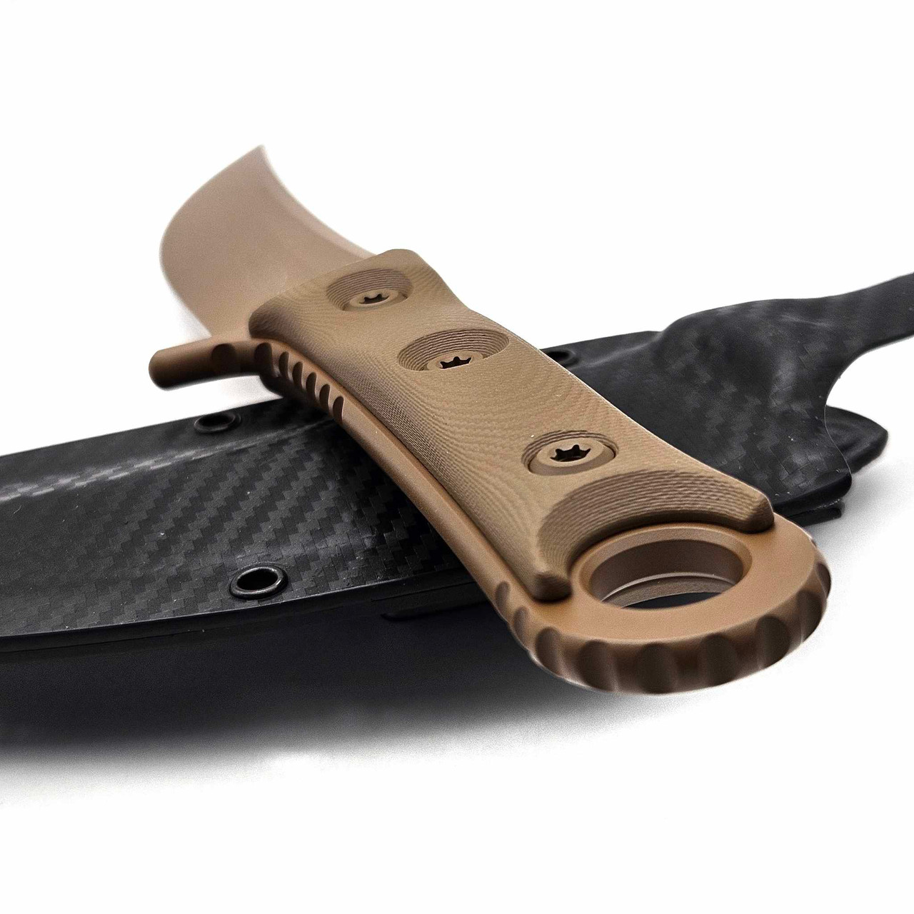 Microtech/Borka Blades SBK 200-1CTA Cerakote Tan Single Edge Persian