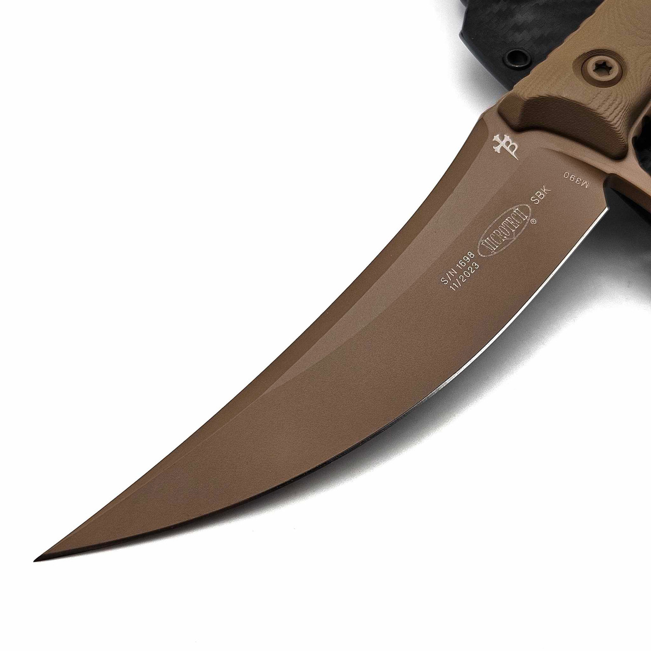 Microtechborka Blades Sbk 200 1cta Cerakote Tan Single Edge Persian