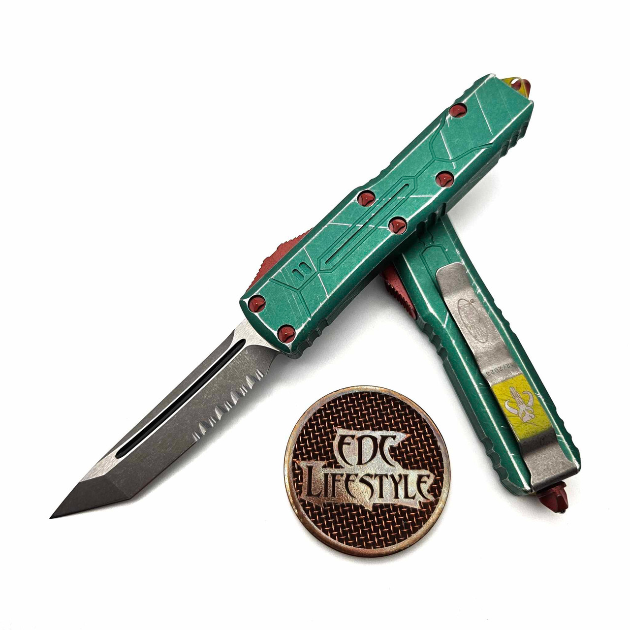 Microtech UTX-85 233-11BH Bounty Hunter Tanto Star Wars Partial Serrated