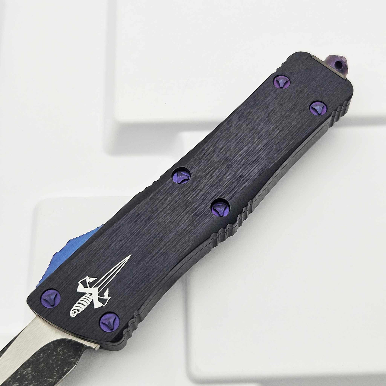 Marfione Custom Troodon Recurve Two Tone Dark Matter Wpurple Haze Ti