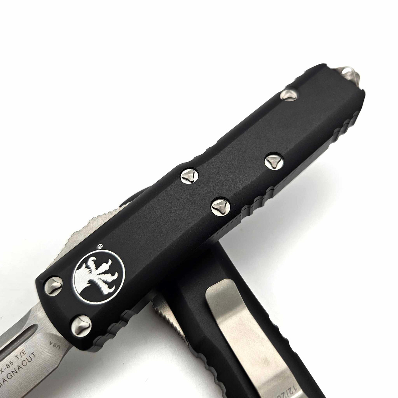Microtech UTX-85 233-10 Black Stonewash Tanto Magnacut