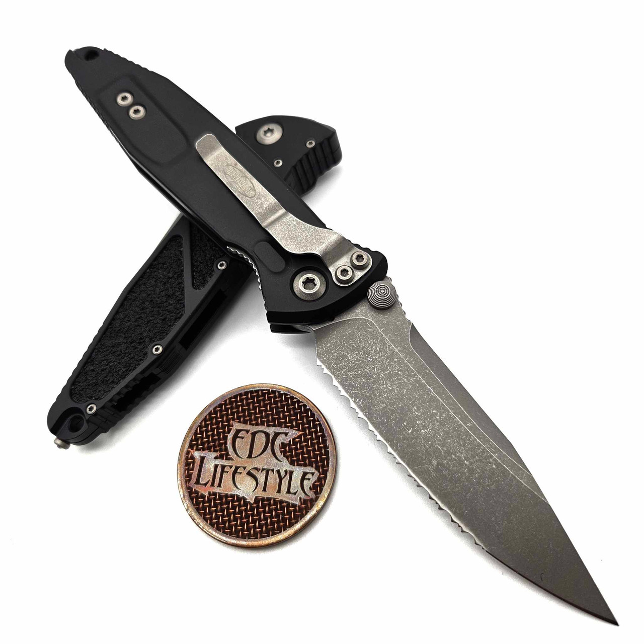 Microtech Socom Elite Manual 160 12ap Single Edge Full Serrated Apocalyptic