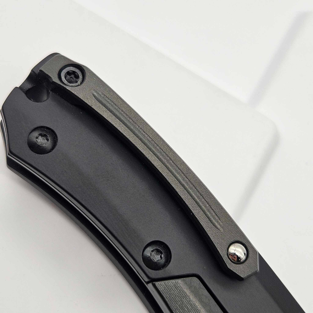 Heretic Knives Wraith Manual Dlc Blade Flamed Titanium Pivot Collar