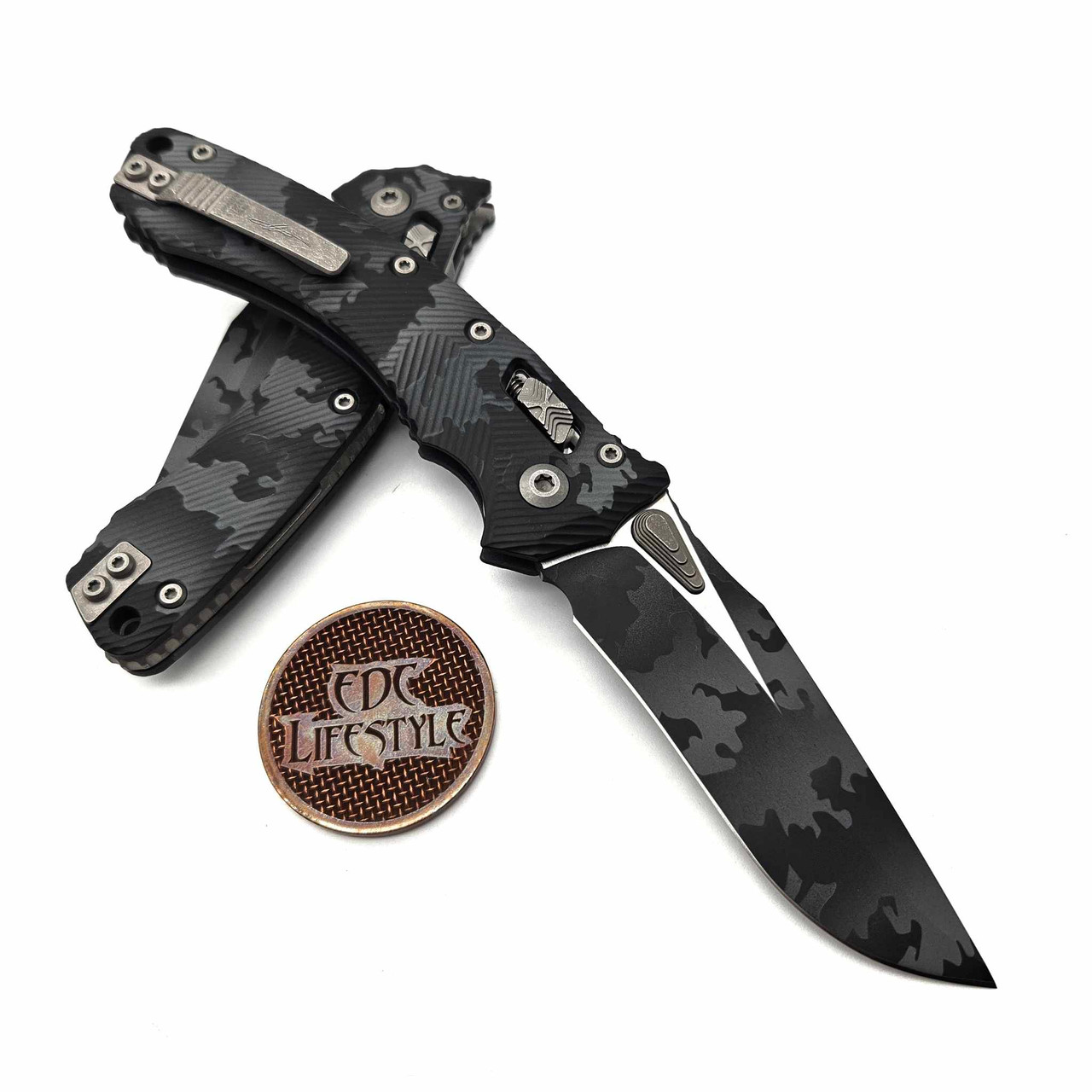 Microtech Amphibian Ram Lok 137rl 1flucs Fluted Aluminum Urban Camo