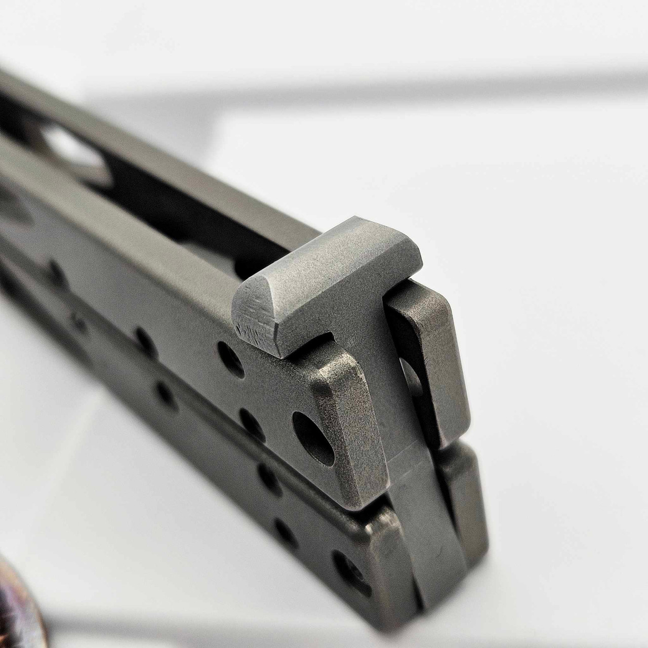 Marfione Custom Tachyon I Prototype High Polish Titanium Handle S/N 003