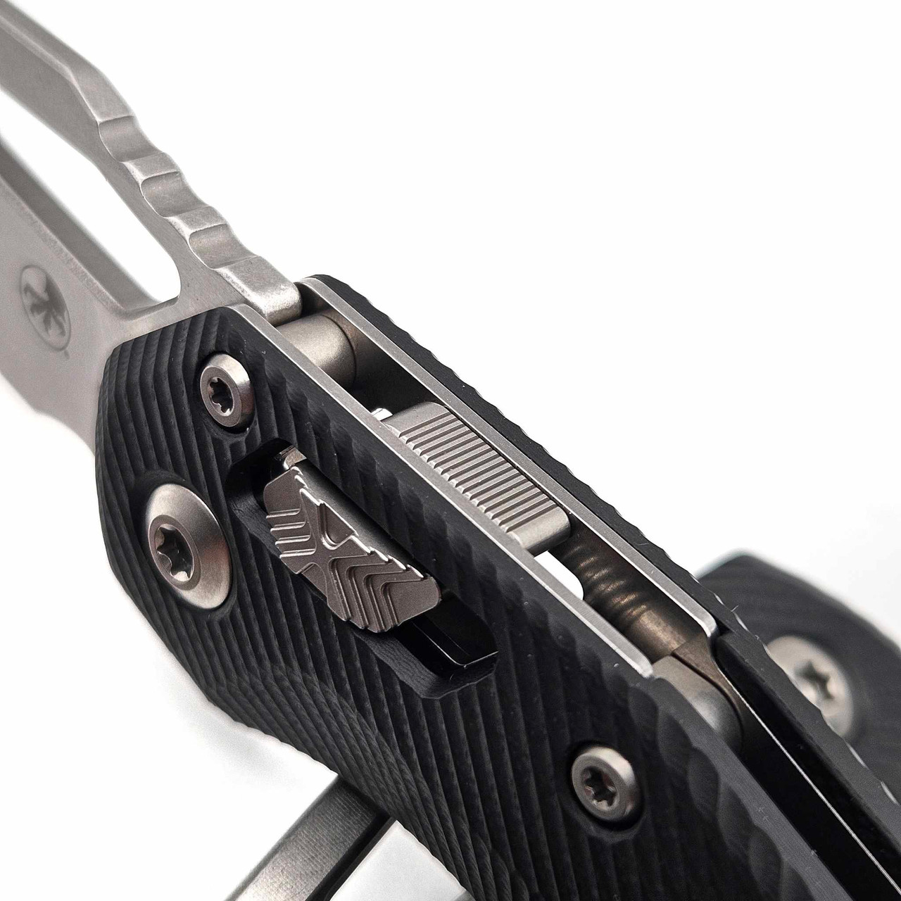 Microtech Msi Ram Lok Se Fluted Black G 10 Stonewash Standard 210 10flgtbk