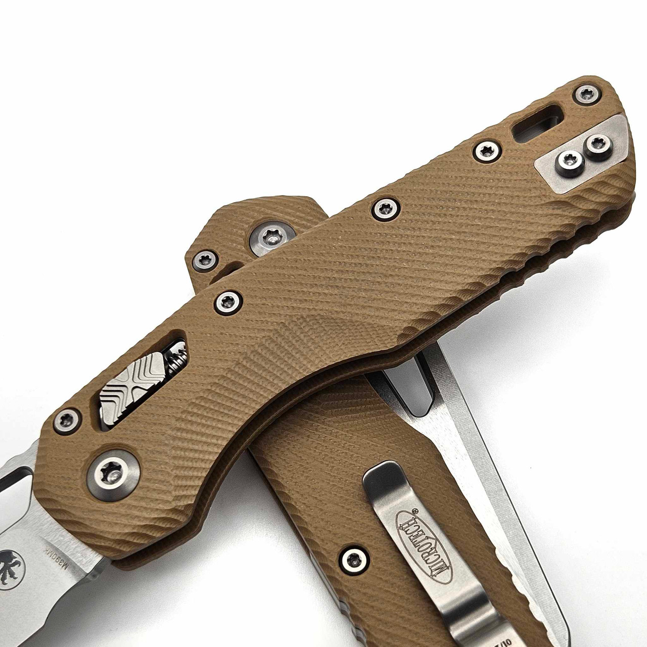 Microtech Msi Ram Lok Se Fluted Tan G 10 Stonewash Standard 210 10flgtta