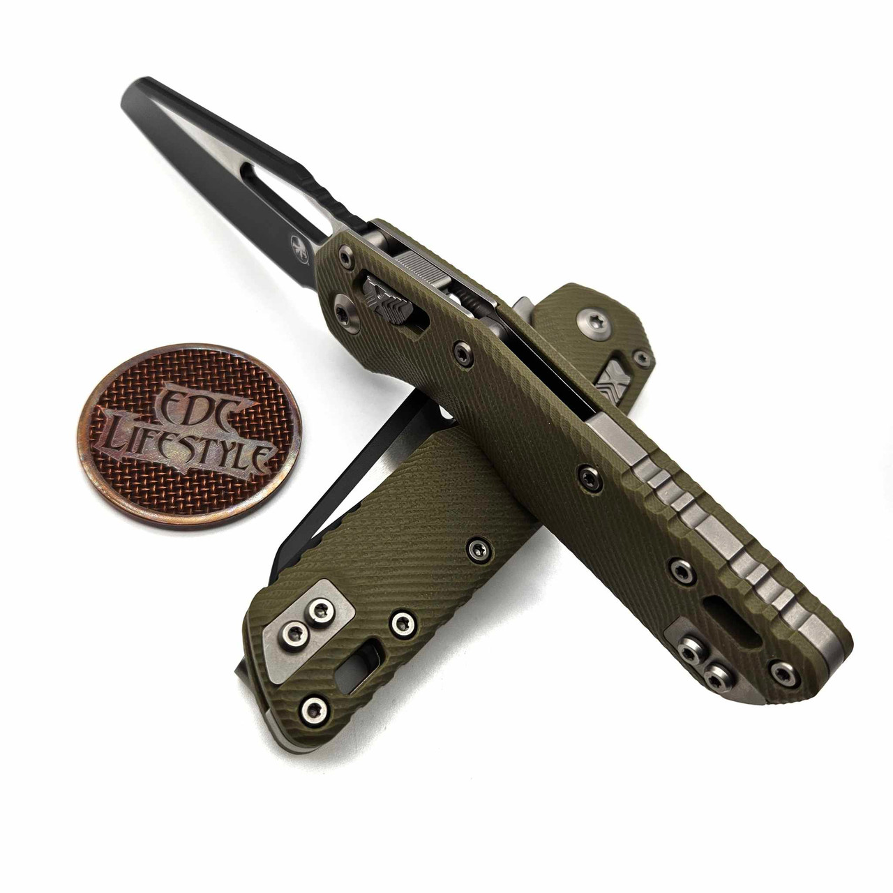 Microtech Msi Ram Lok Se Fluted Od Green G 10 Black Standard 210 1flgtod