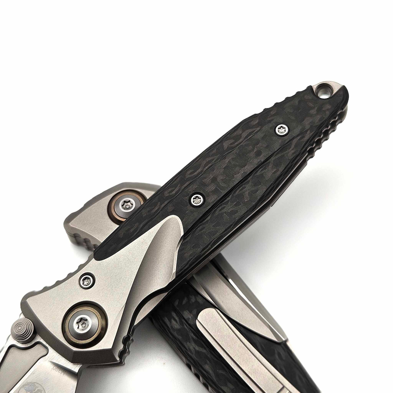 Microtech Socom Bravo Mini Single Edge Titanium Handle Bead Blast