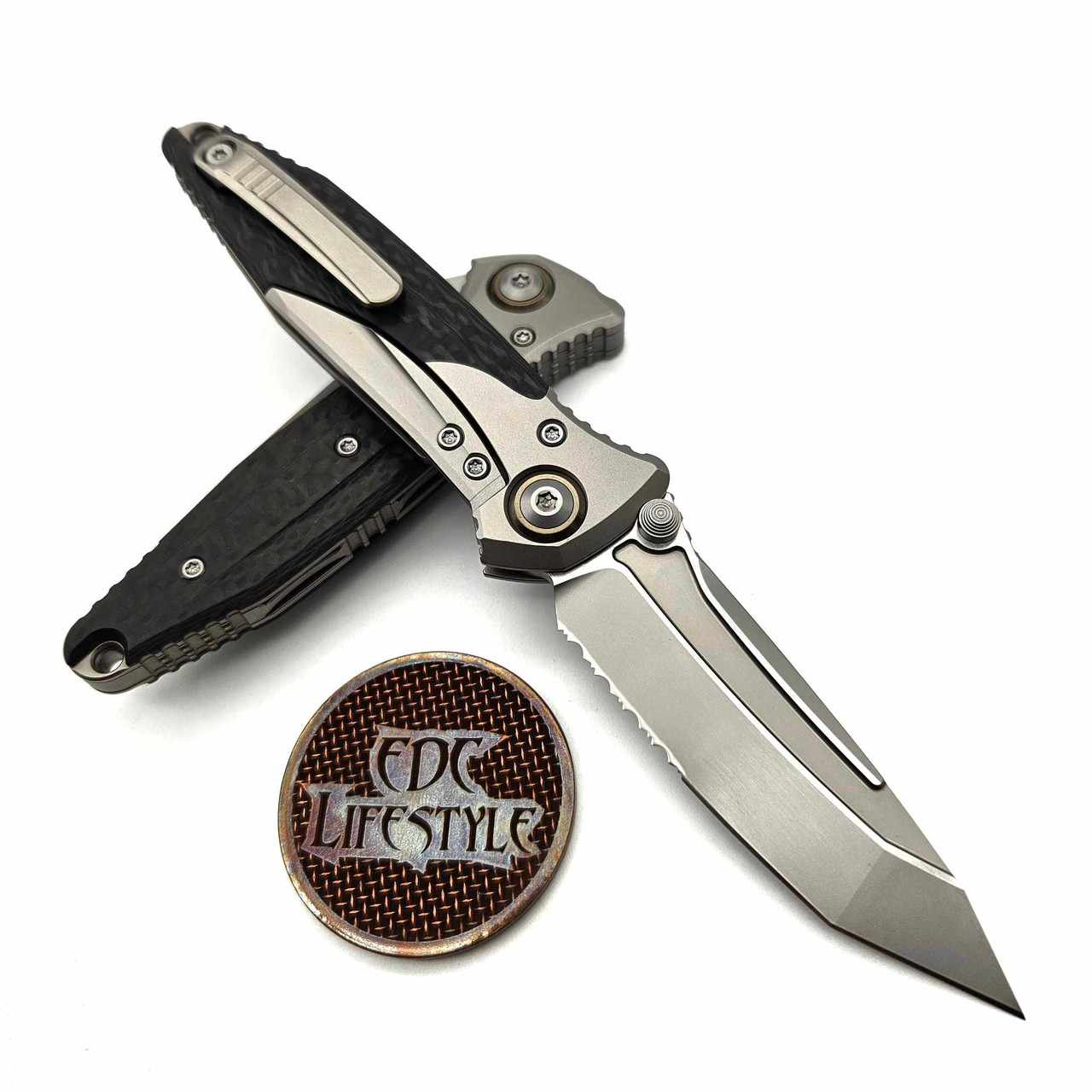 Microtech Socom Bravo Mini Tanto Titanium Handle Bead Blast Standard