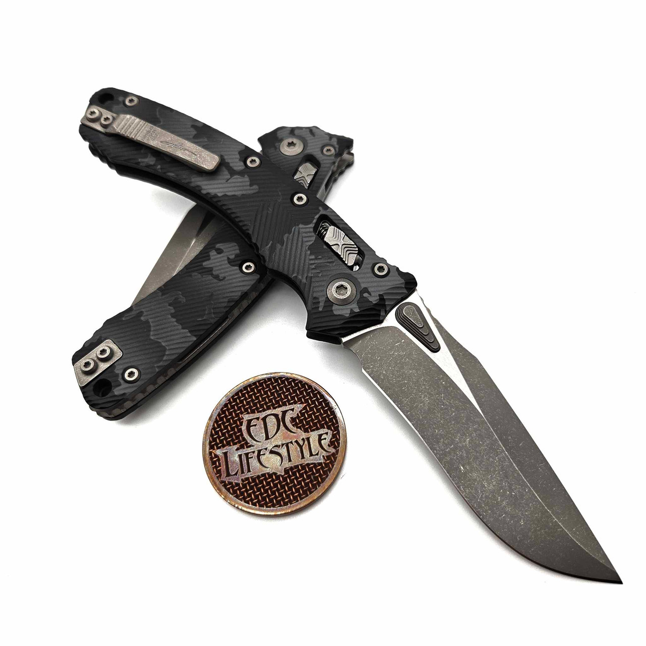 Microtech Amphibian Ram Lok 137rl 10apflucs Fluted Urban Camo Aluminum