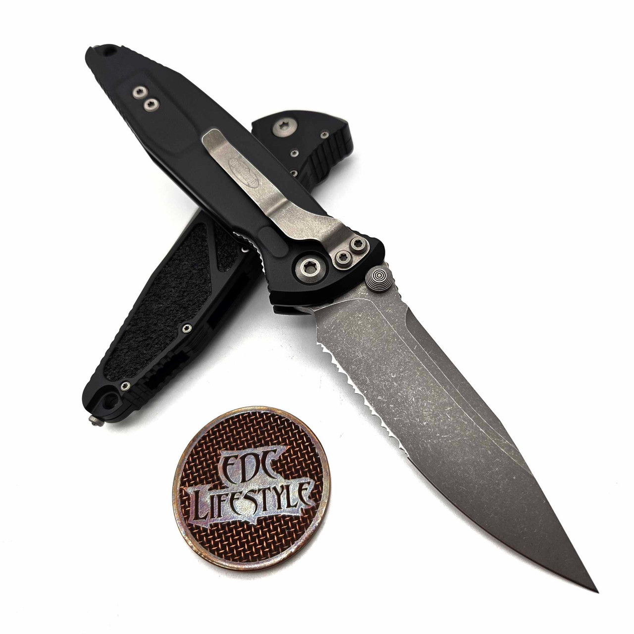 Microtech Socom Elite 160 11ap Single Edge Apocalyptic Partial Serrated