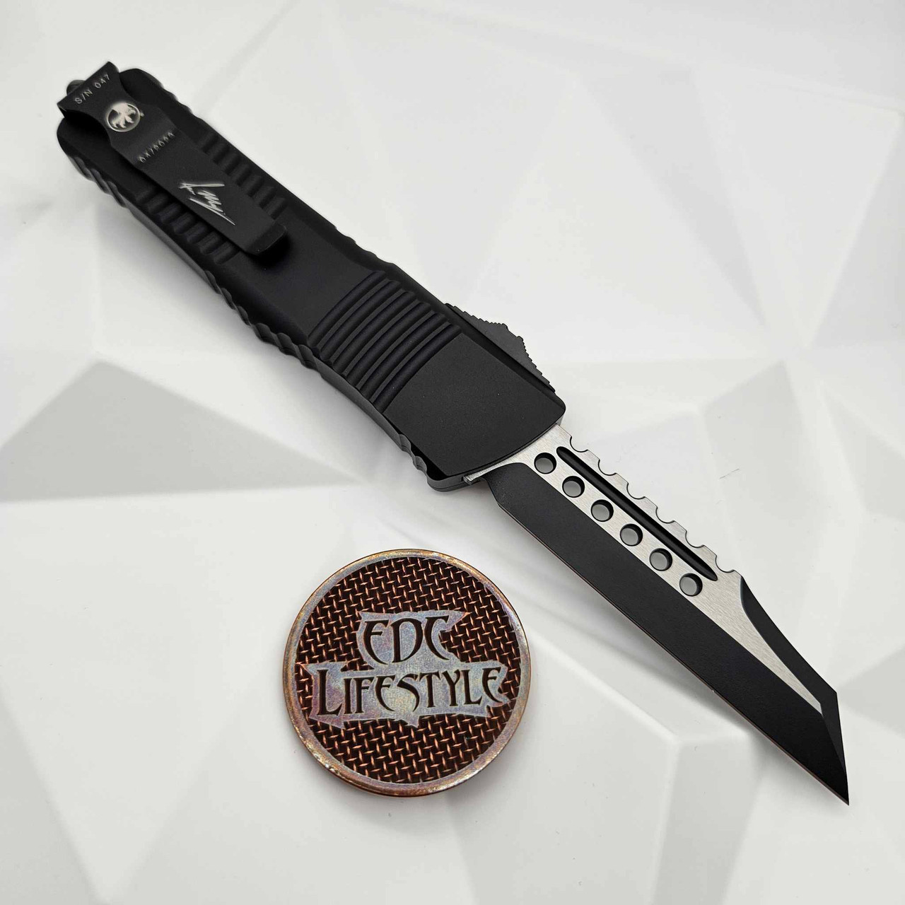 Microtech Combat Troodon 219W-1TS Warhound Tactical S/N 47 - Preowned