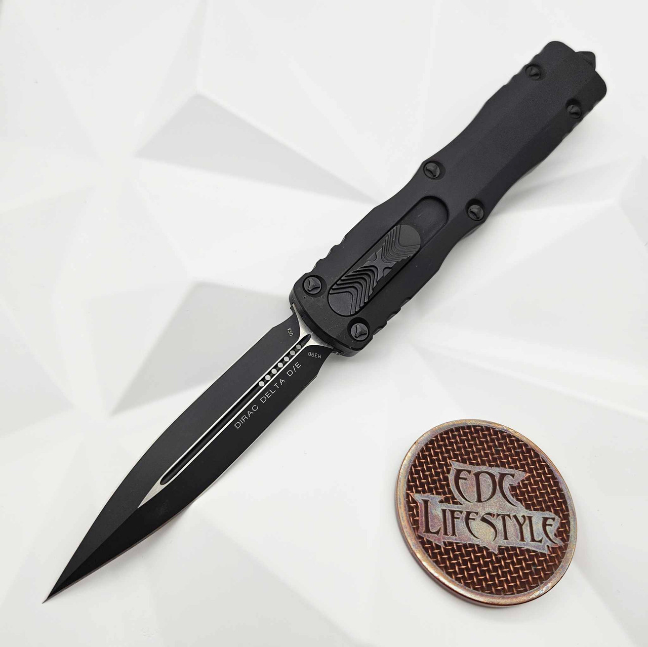 Microtech 227 1t Dirac Delta Tactical Double Edge Preowned