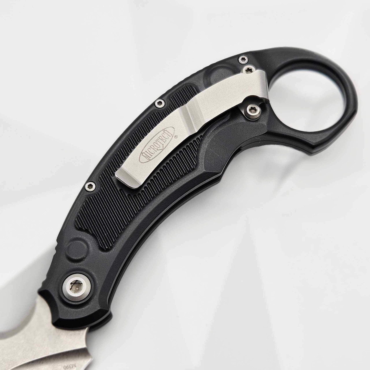 Microtech/Bastinelli Iconic Auto Karambit Stonewash w/Safety - Preowned ...