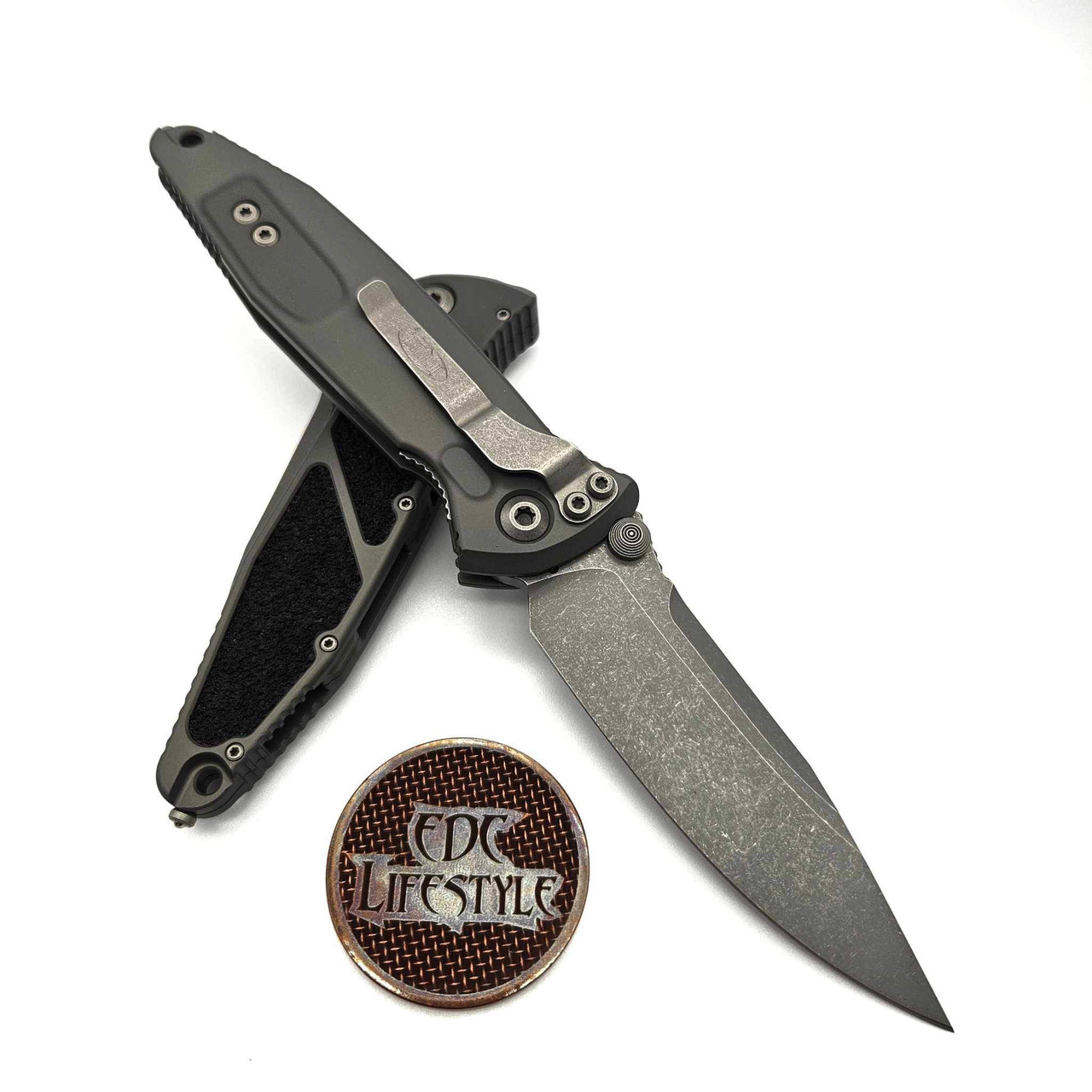 Microtech Socom Elite Manual Natural Clear 4" S/E Apocalyptic 160-10APNC