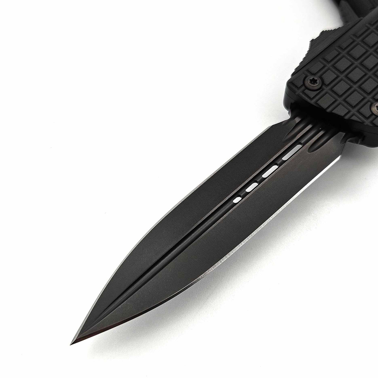 Microtech Combat Troodon 142-1CT-DSH Frag Delta Shadow DLC Double Edge ...