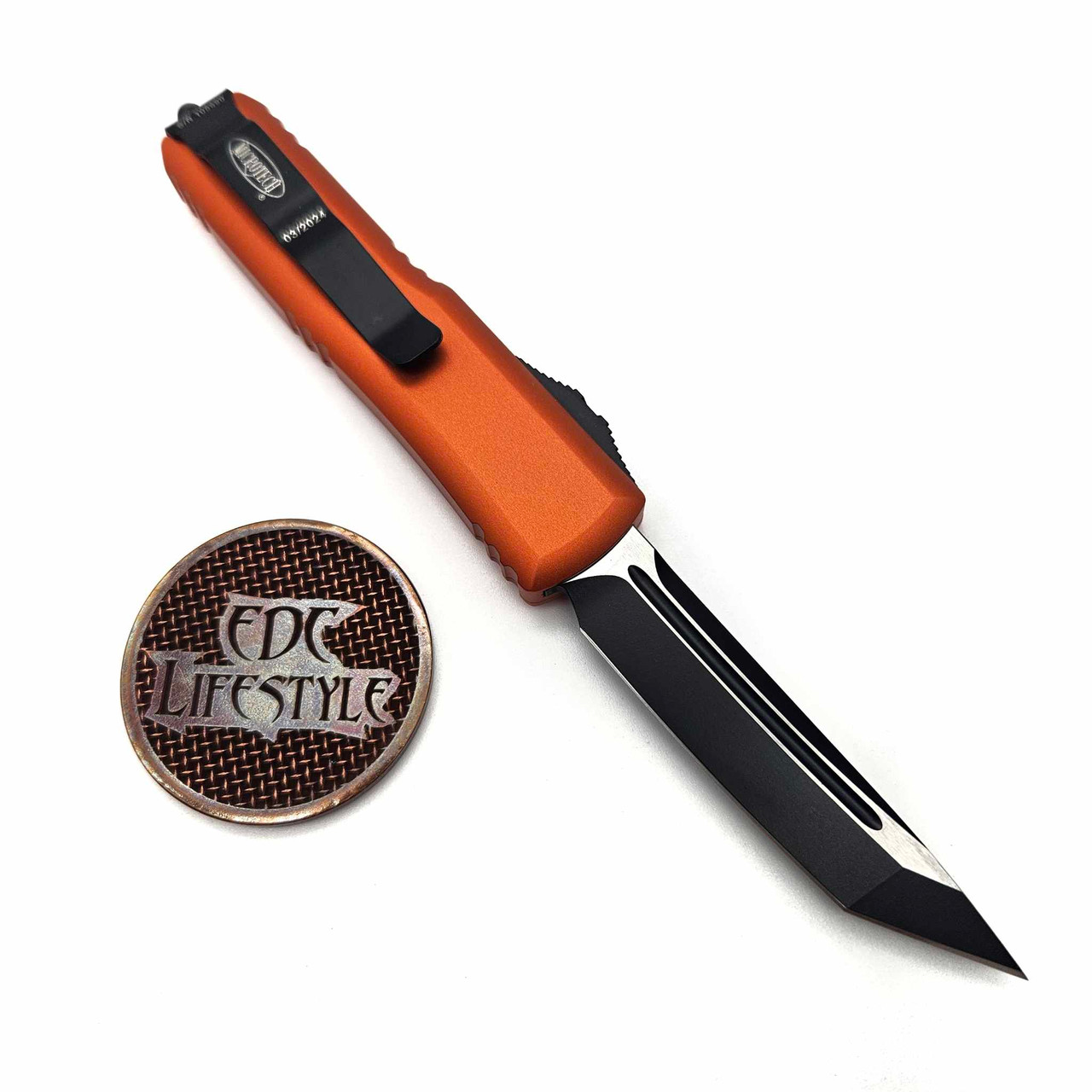 Microtech UTX-85 233-1OR Orange Tanto Edge Standard