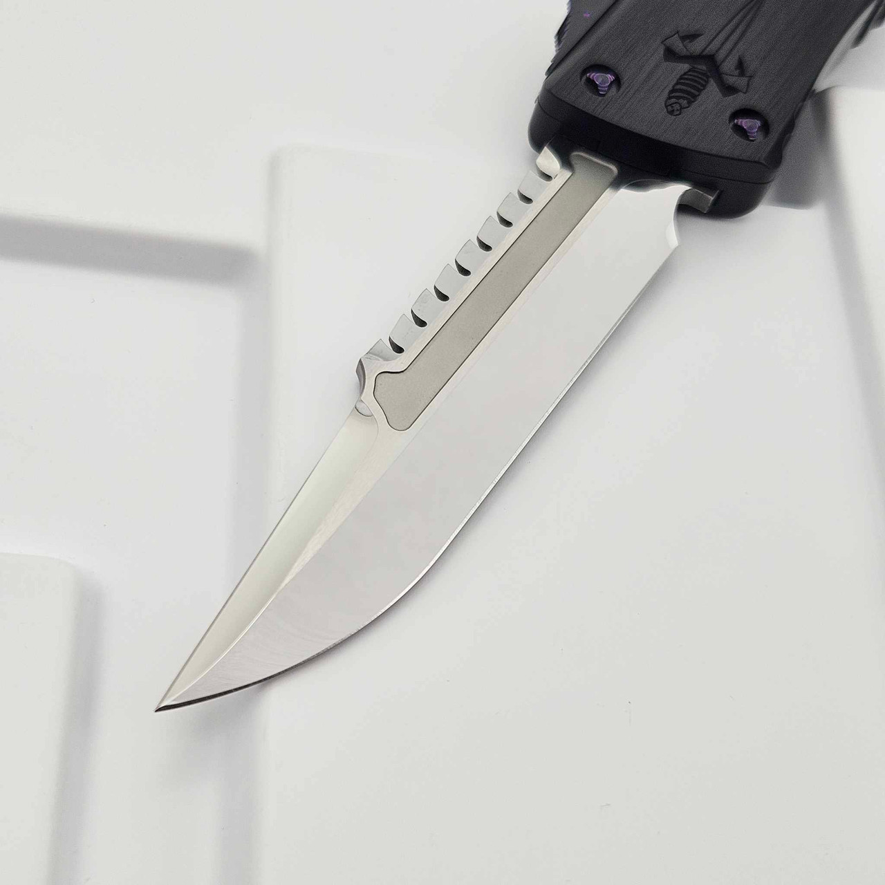 Marfione Custom Combat Troodon Interceptor Mirror Polish Purple Haze Ti ...