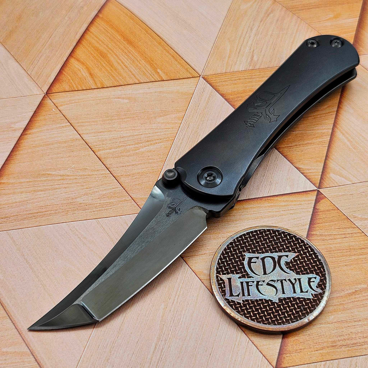 Borka Blades/Marfione Custom SBHF Hybrid Tanto DLC Diamondwash - Preowned