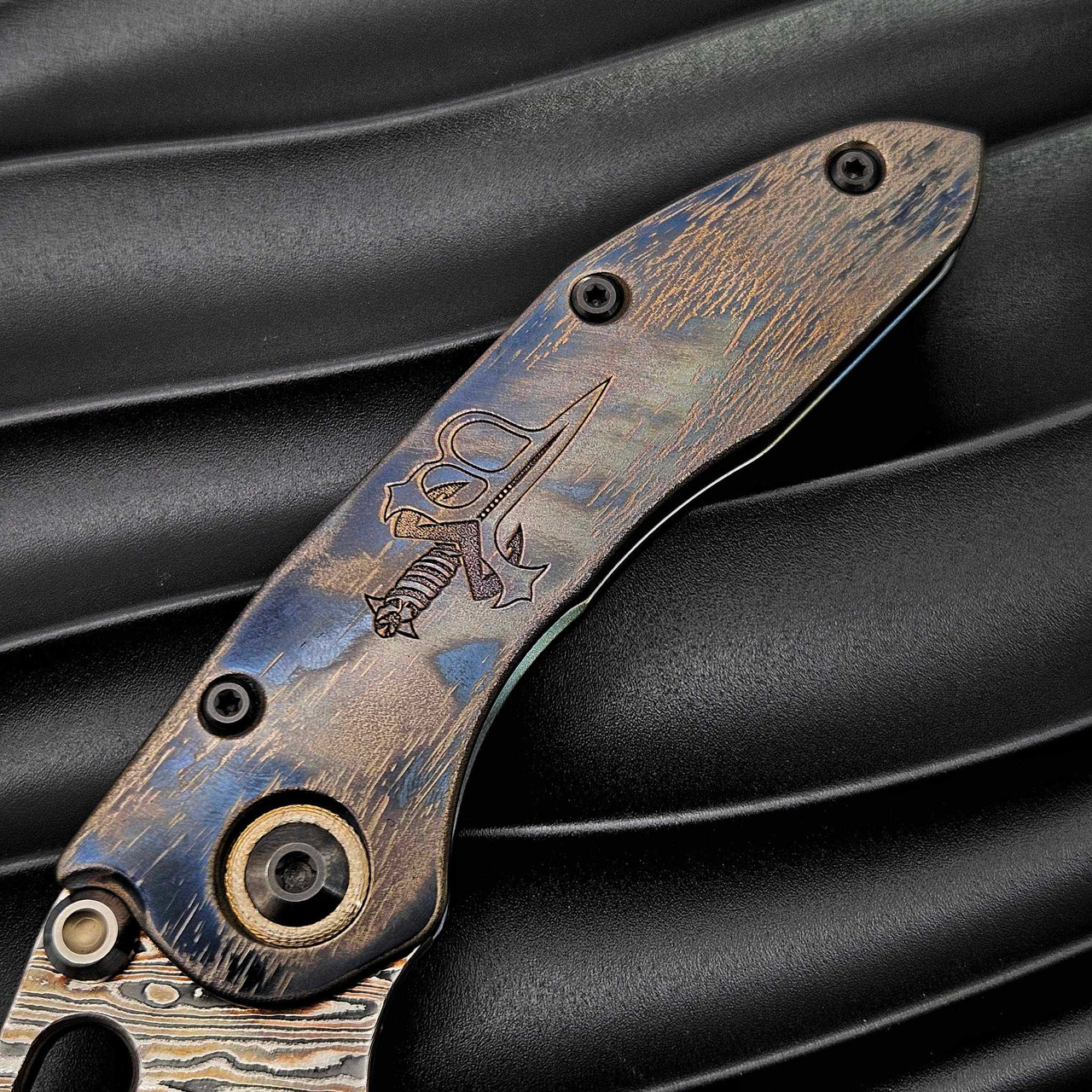 Borka Blades Marfione Custom Double Star Grind Baker Forge Stitch ...