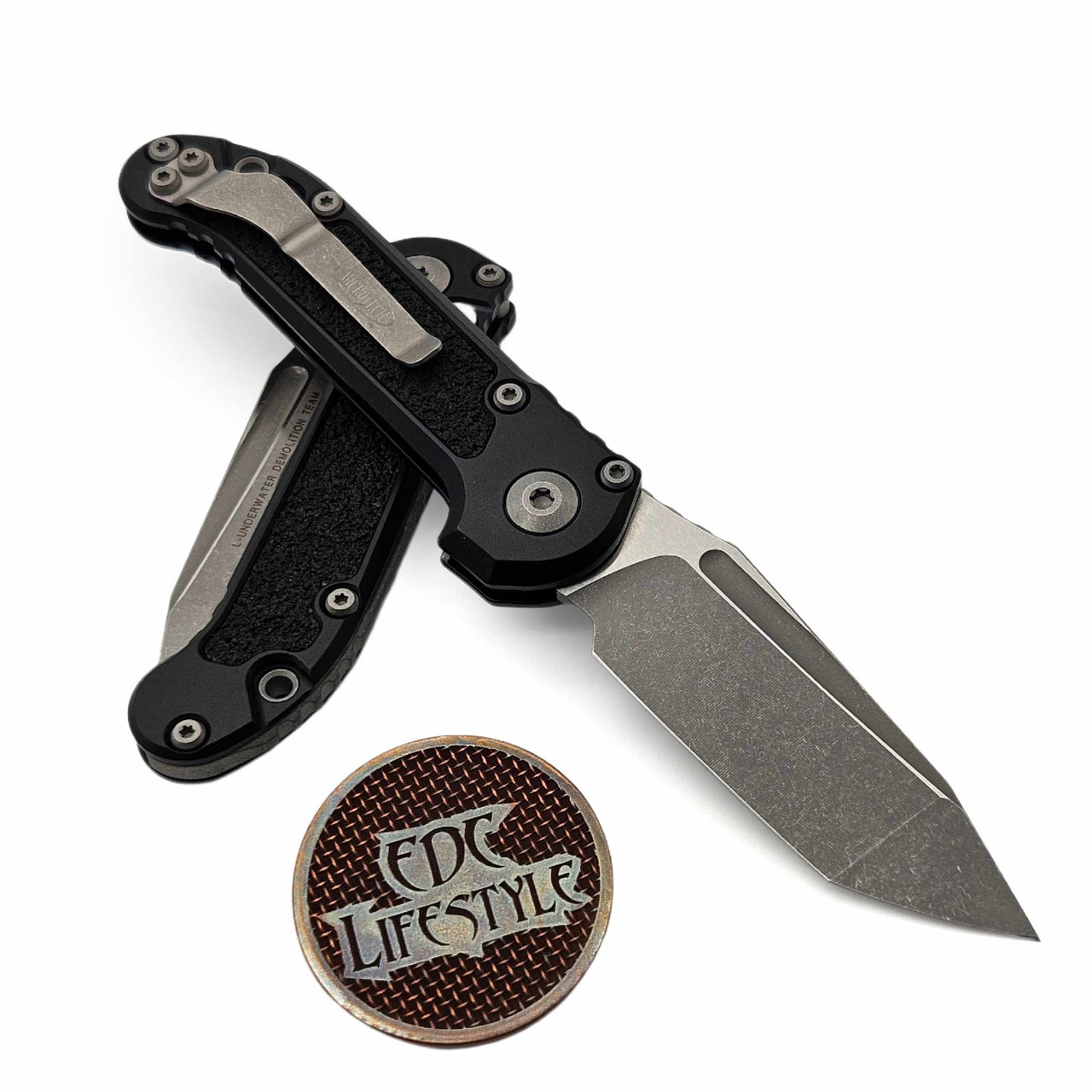 Microtech LUDT T/E Gen III 1136-10AP Black Apocalyptic Standard