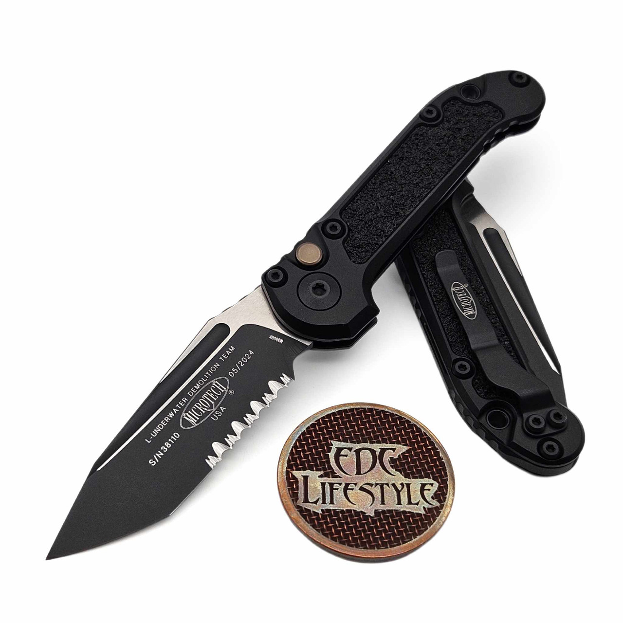 Microtech Ludt Te Partial Serrated Gen Iii 1136 2t Black Tactical