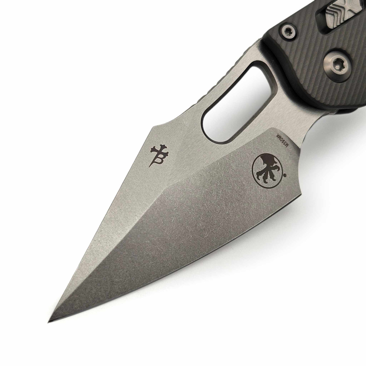 Microtech Stitch Ram-Lok 169RL-10FLNC Fluted Natural Clear Stonewash ...