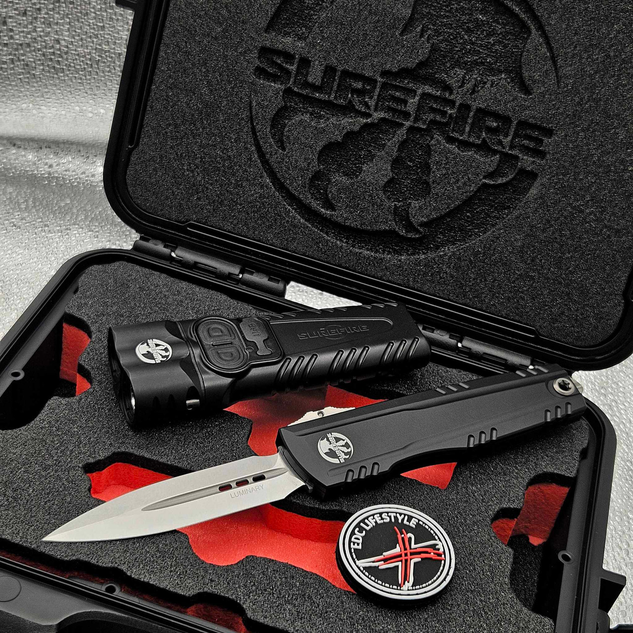 Microtech Knives Surefire Luminary & Stiletto Pro II Set 1270-10SET