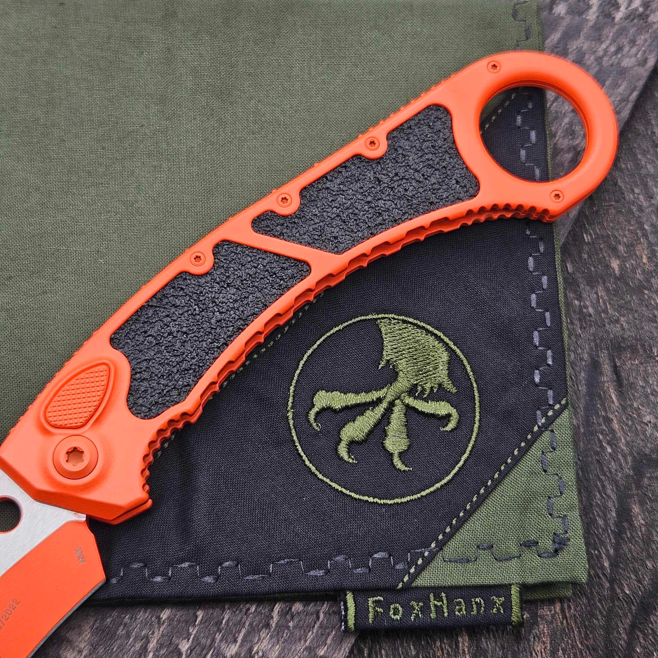 Microtech Lineman Tool Safety Orange 265-1COR - Serial 001