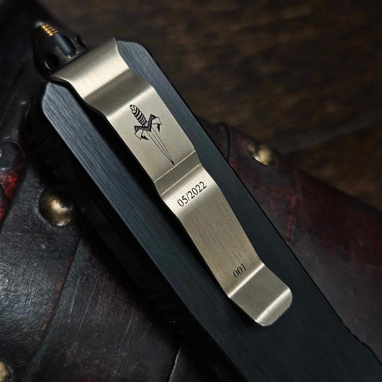 Marfione Custom Scarab II Double Edge Vegas Forge Vines & Roses ...