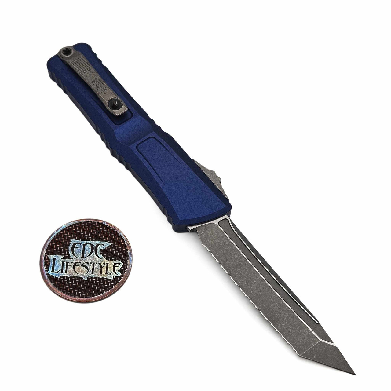 Microtech Combat Troodon Generation III 1144-12APNA Navy Blue Tanto ...