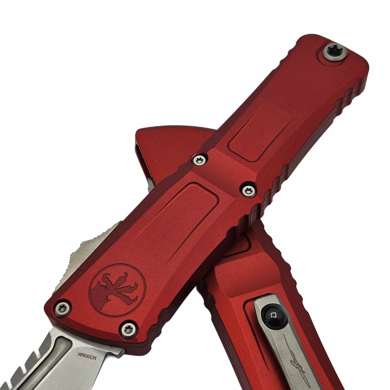 Microtech Combat Troodon Interceptor Gen 3 Red Stonewash Standard 1217 ...