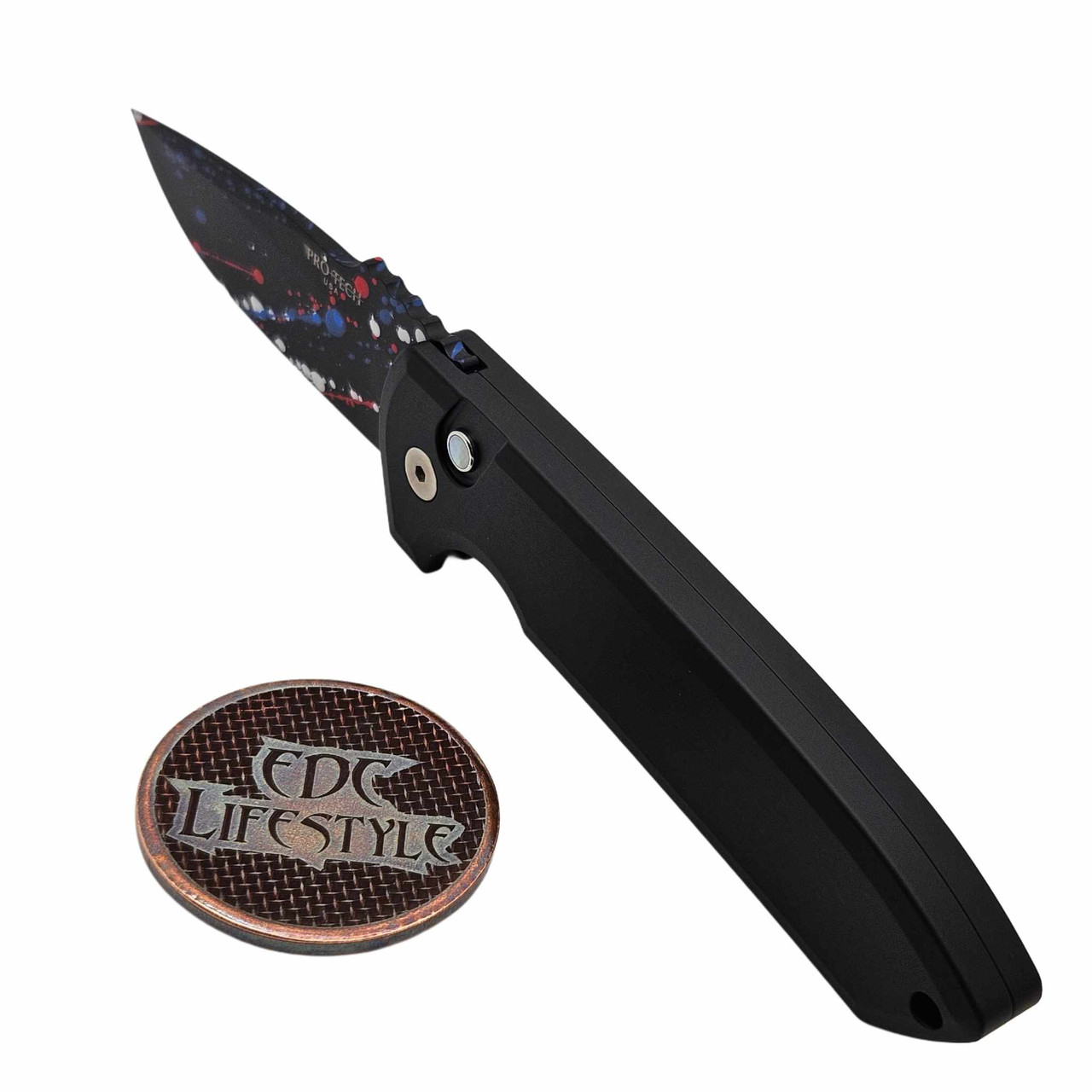 Pro-Tech Knives Rockeye Auto Cerakote #1 3.4" Blade RC#1