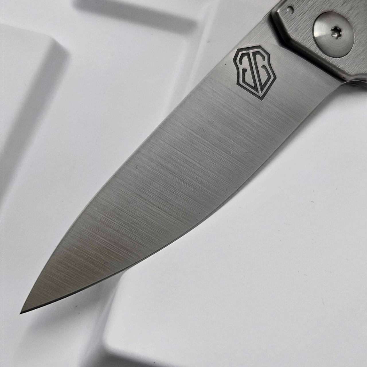 John Gray Splitter Titanium Frame Lock Folder S90V