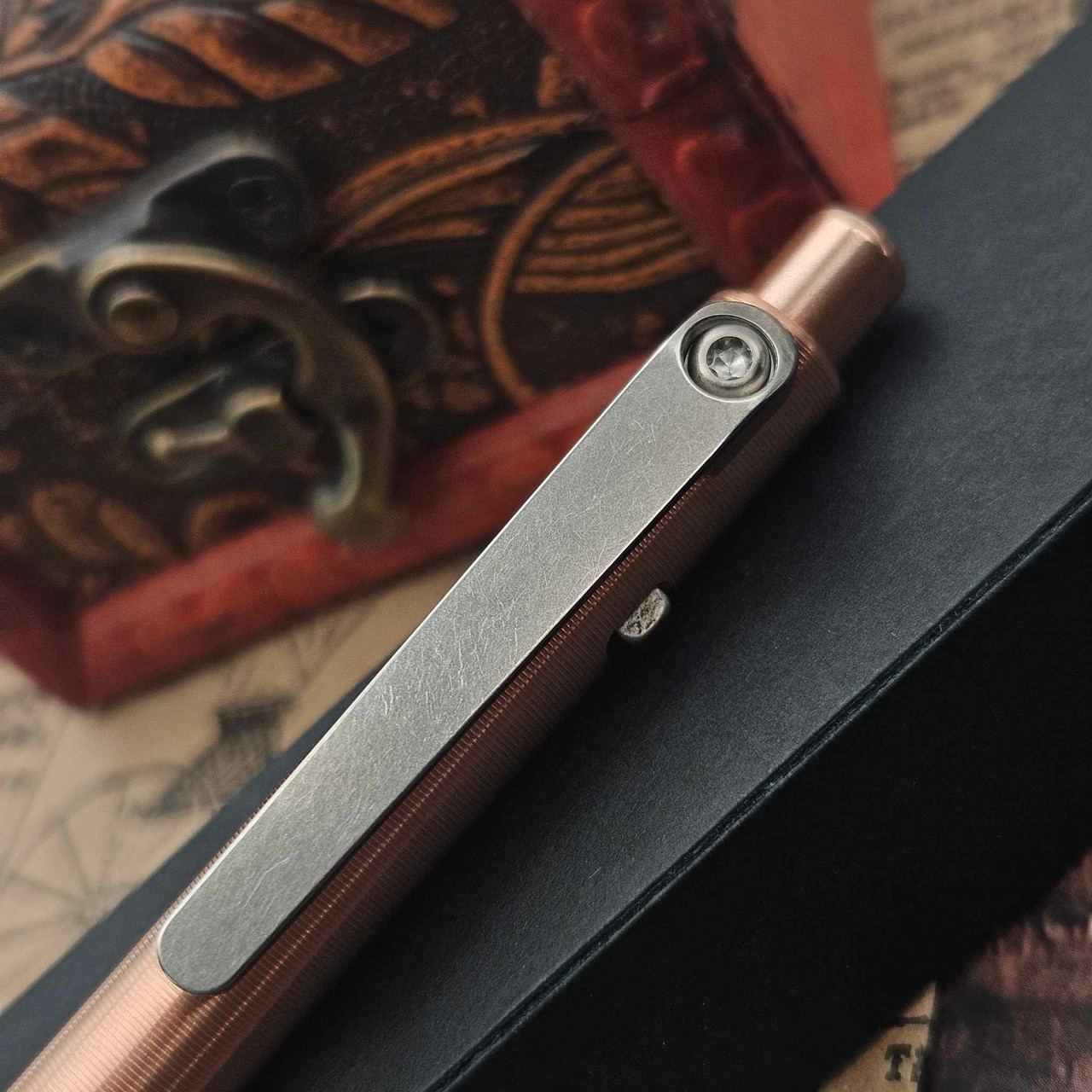 Tactile Turn Slim Side Click Copper Pen
