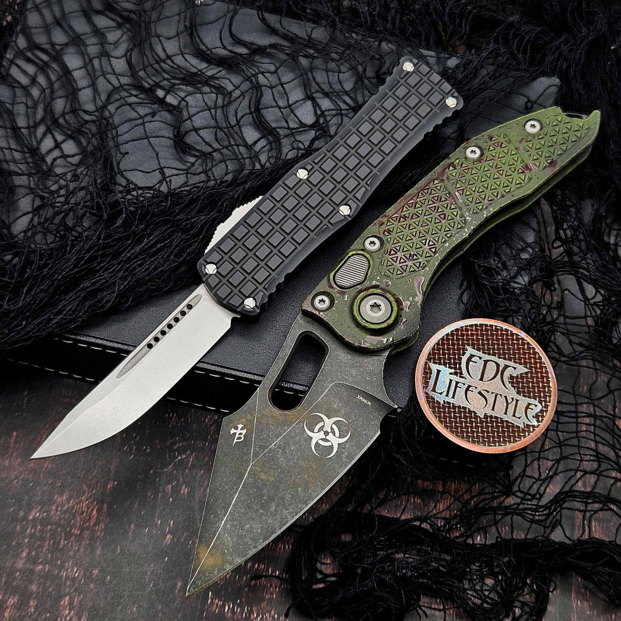 Microtech Stitch Auto Outbreak 169-1OBS/703-10FRS Hera Frag S/E Bundle