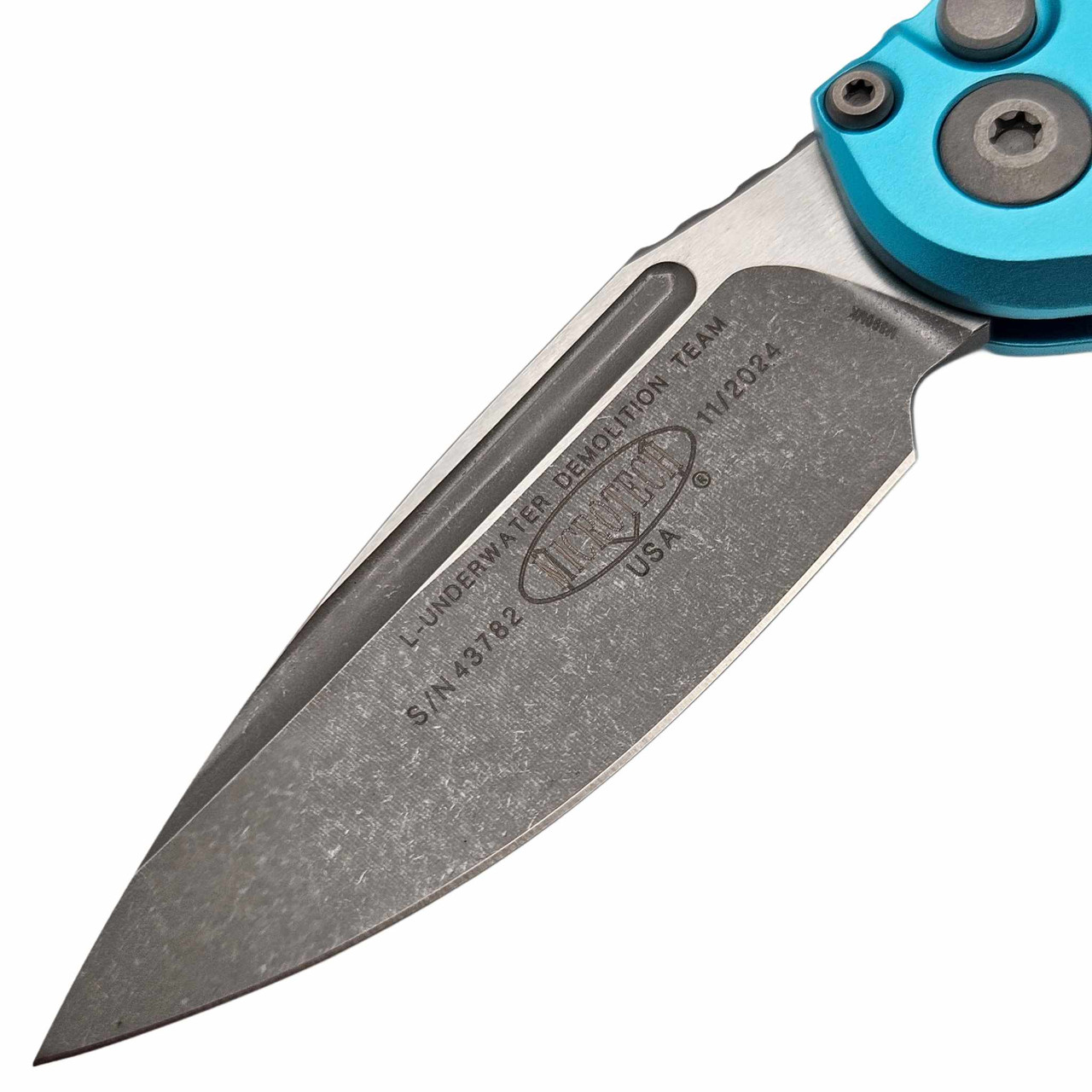 Microtech LUDT 3.5" S/E Generation III 1135-10APTQ Turquoise ...