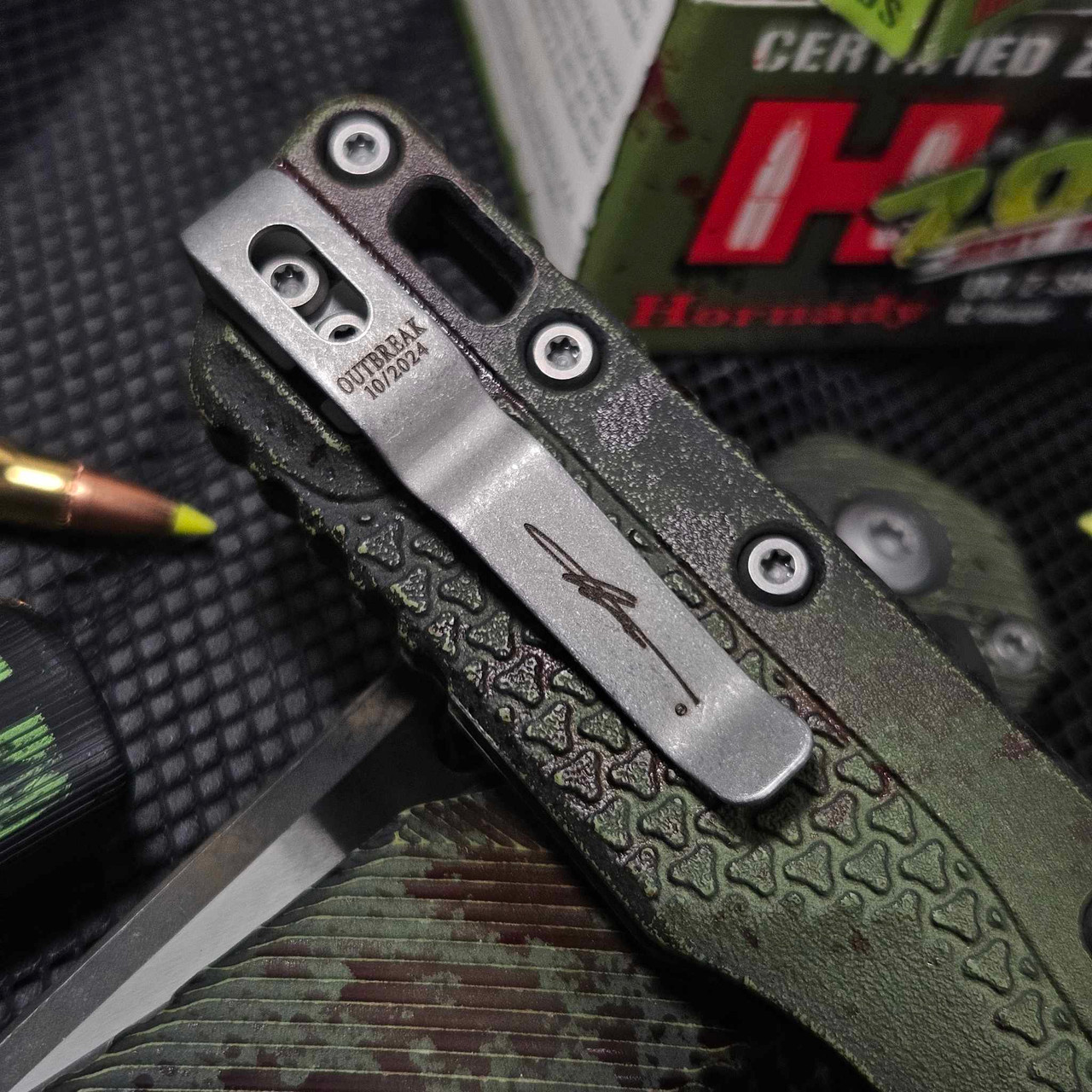Microtech MSI Ram-Lok S/E Polymer Tri-Grip Outbreak Full Serrated 210T ...