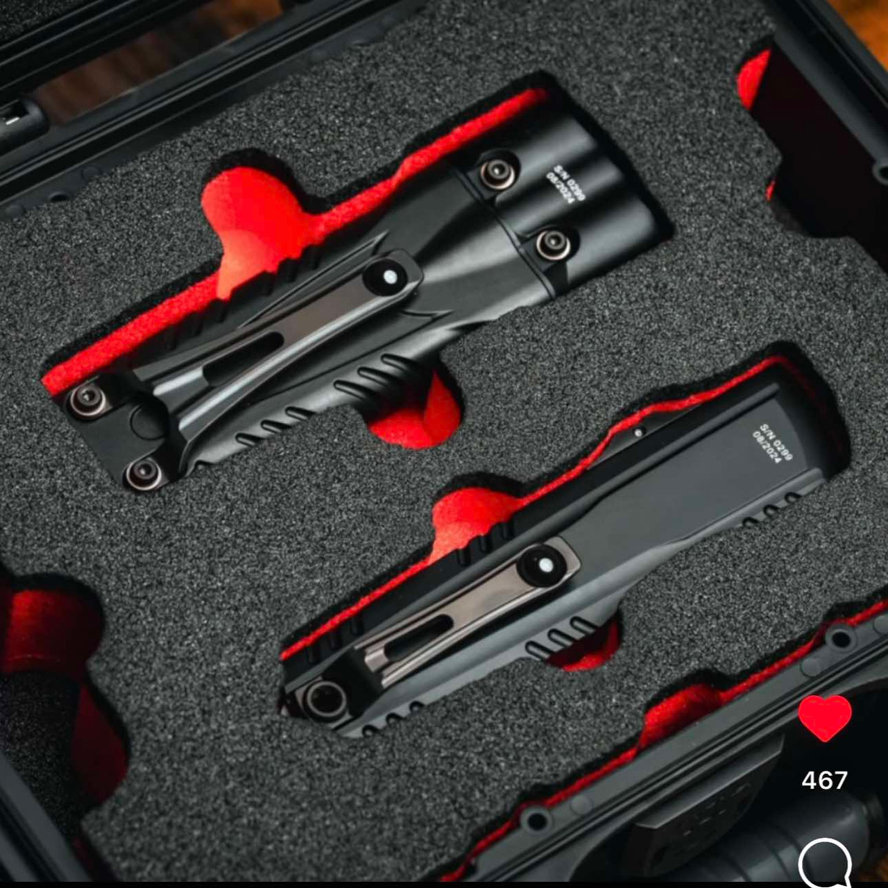 Microtech Knives Surefire DLC Luminary D/E Full Serrated ZBP & Stiletto ...