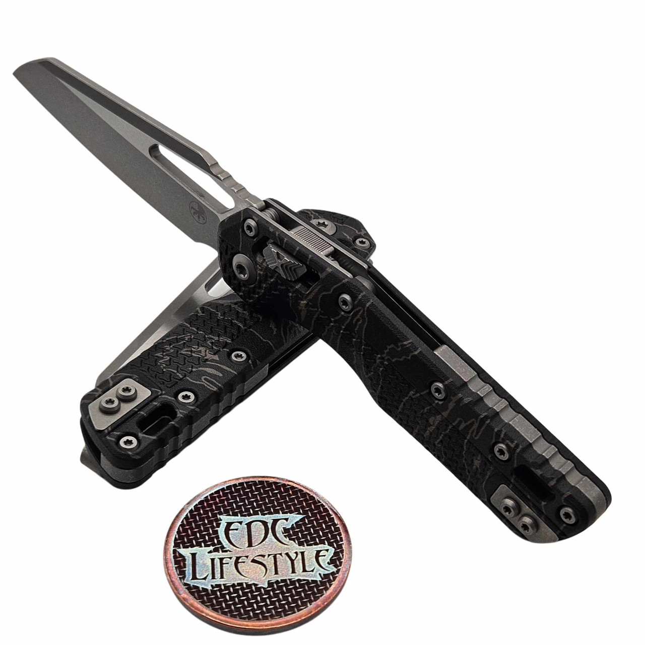 Microtech MSI Ram-Lok S/E Tri-Grip Polymer Tiger Stripe Camo ...