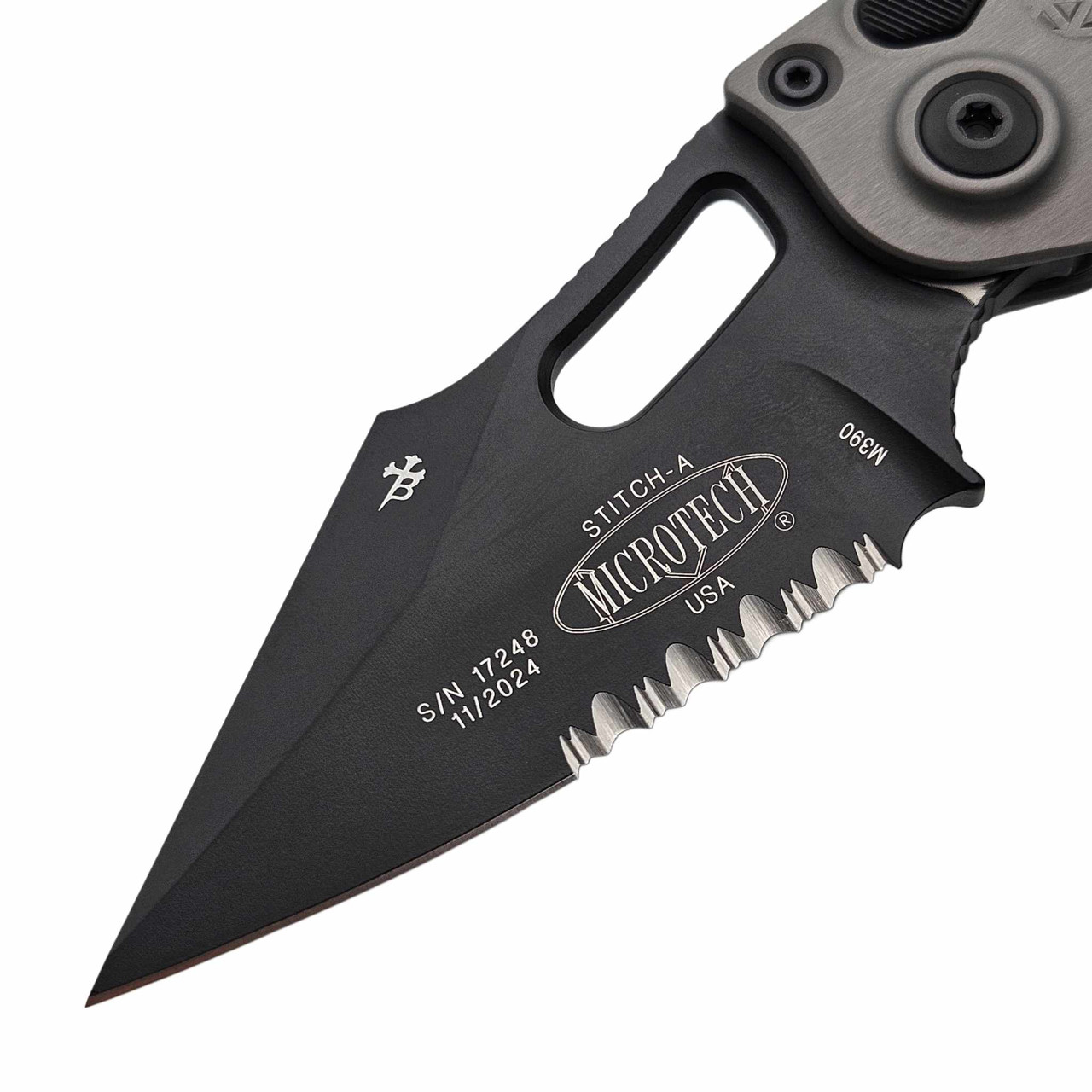 Microtech Borka Auto Stitch S/E 169-2NC Natural Clear Black Standard ...