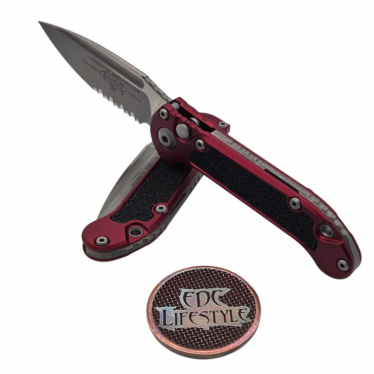 Microtech LUDT S/E Gen III 1135-11APMR Merlot Apocalyptic Standard ...