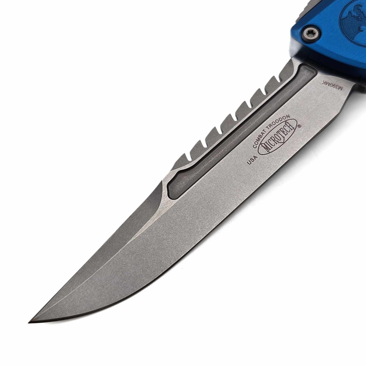 Microtech Combat Troodon Interceptor Gen 3 Blue Stonewash Standard 1217 ...