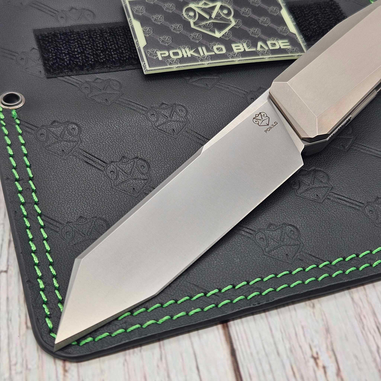 Poikilo Blade EDC Series Large Prism-S Flipper Pearlescent Stonewash ...