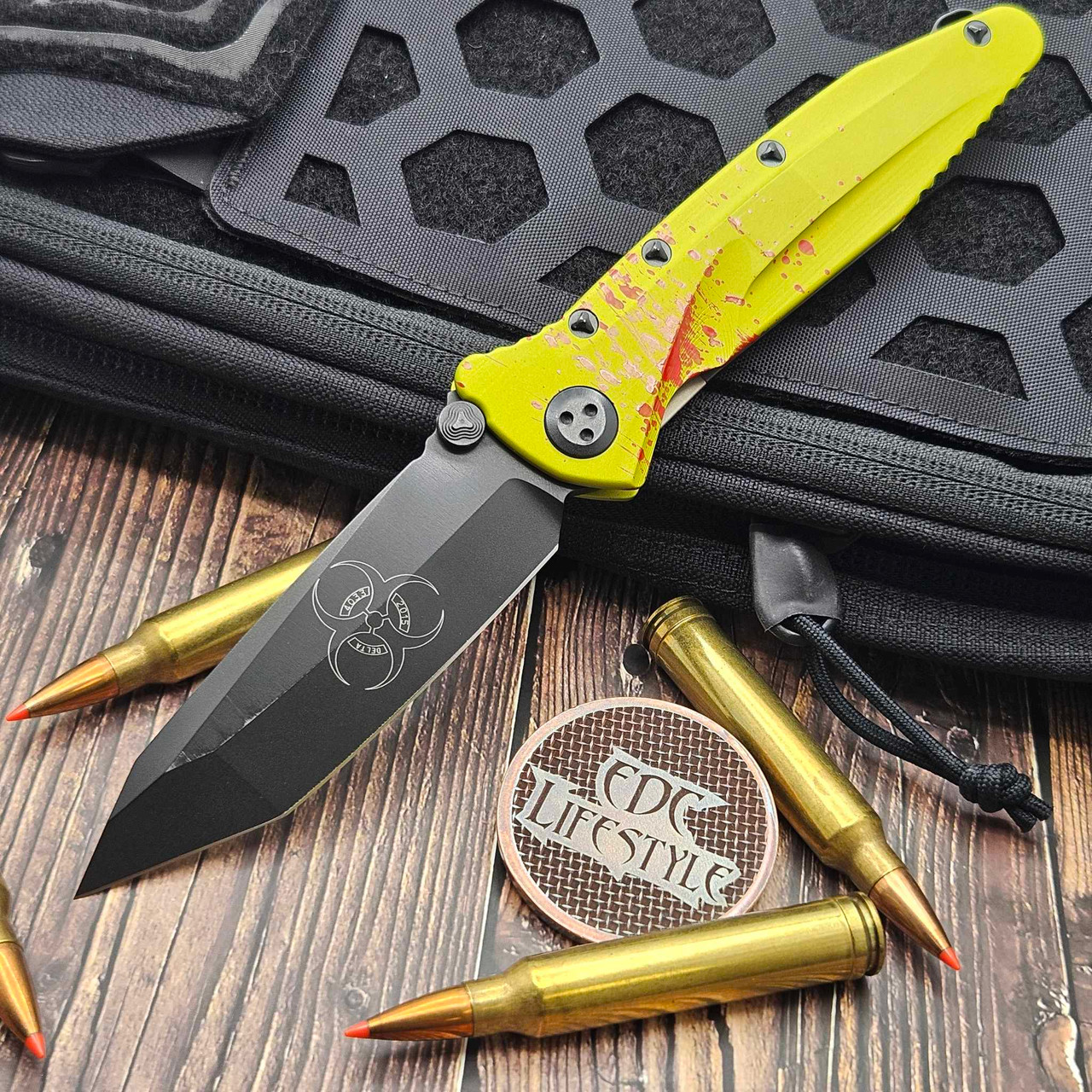 Microtech Knives Socom Delta T/E Zombie Standard A163-1Z - Preowned