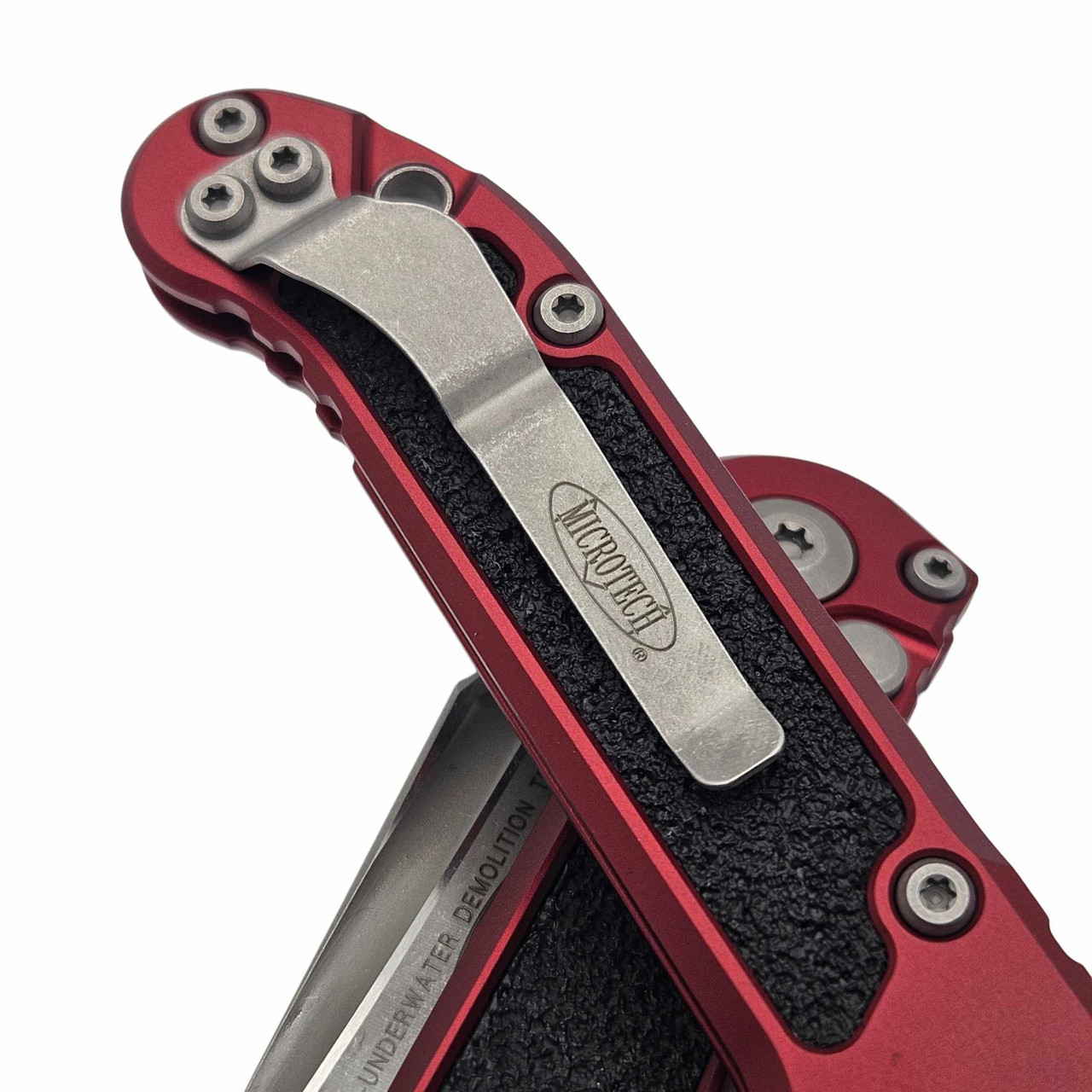 Microtech LUDT T/E Full Serrated Gen III 1136-12APMR Merlot Apocalyptic ...