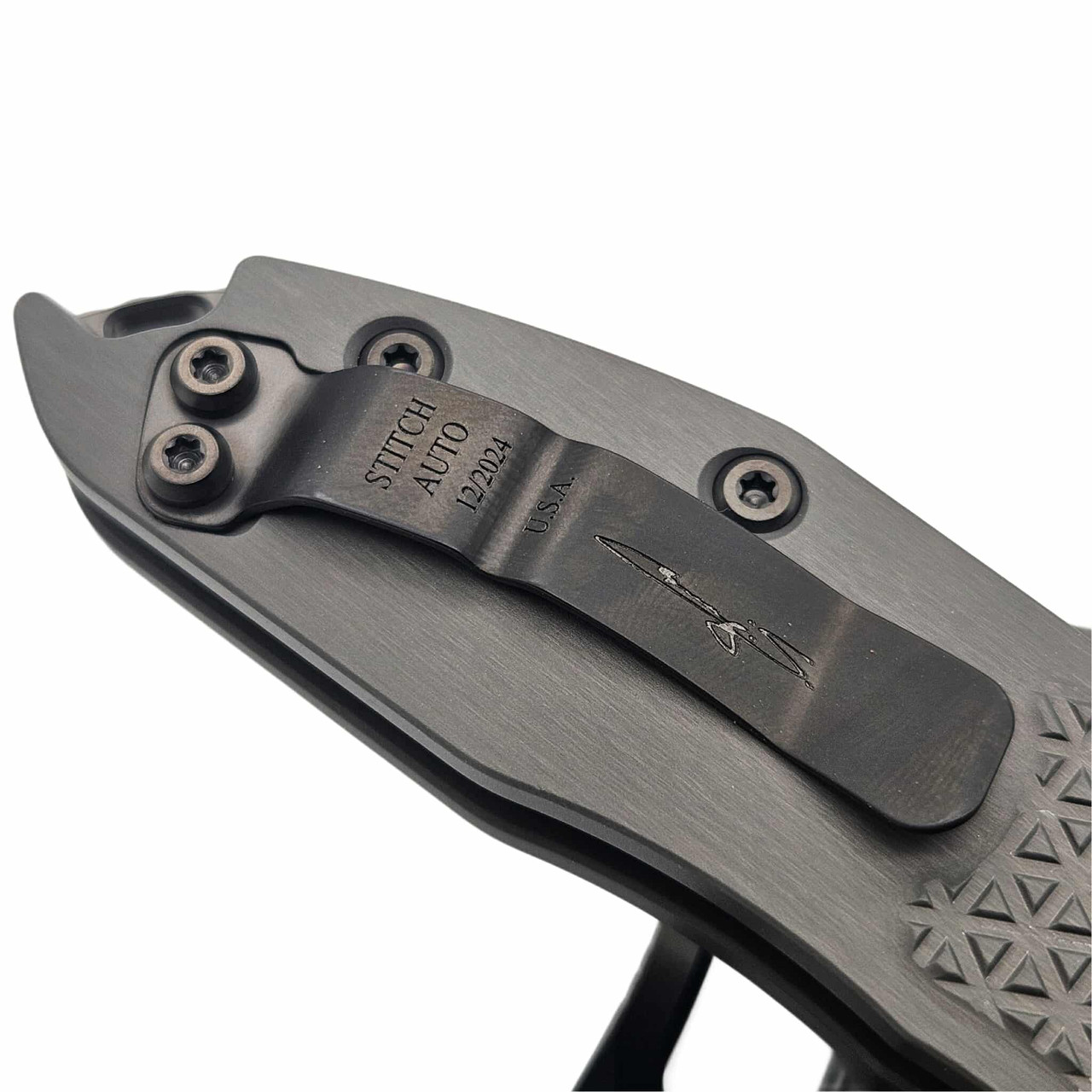 Microtech Borka Auto Stitch A S/E DLC Standard 169-1DLCTNCS Natural ...